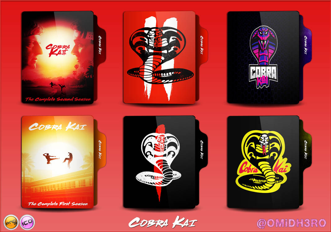 Cobra Kai Series Folder Icon Pack by OMiDH3RO on DeviantArt