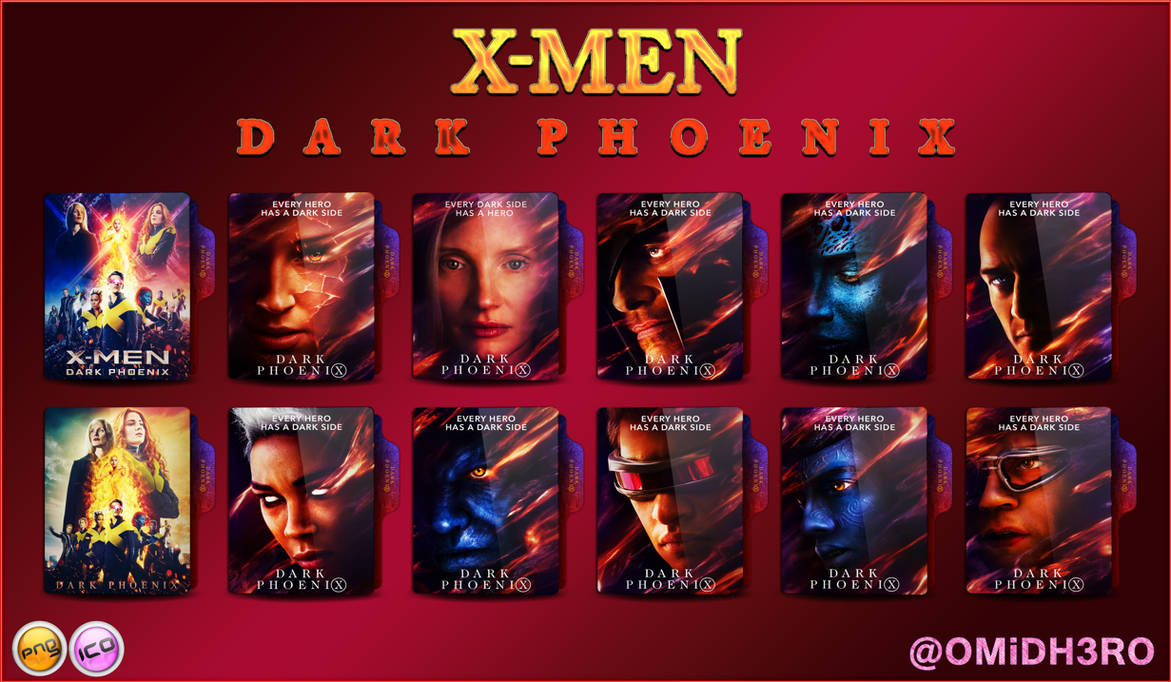 X-Men Dark Phoenix (2019) Folder Icon Pack by OMiDH3RO on DeviantArt
