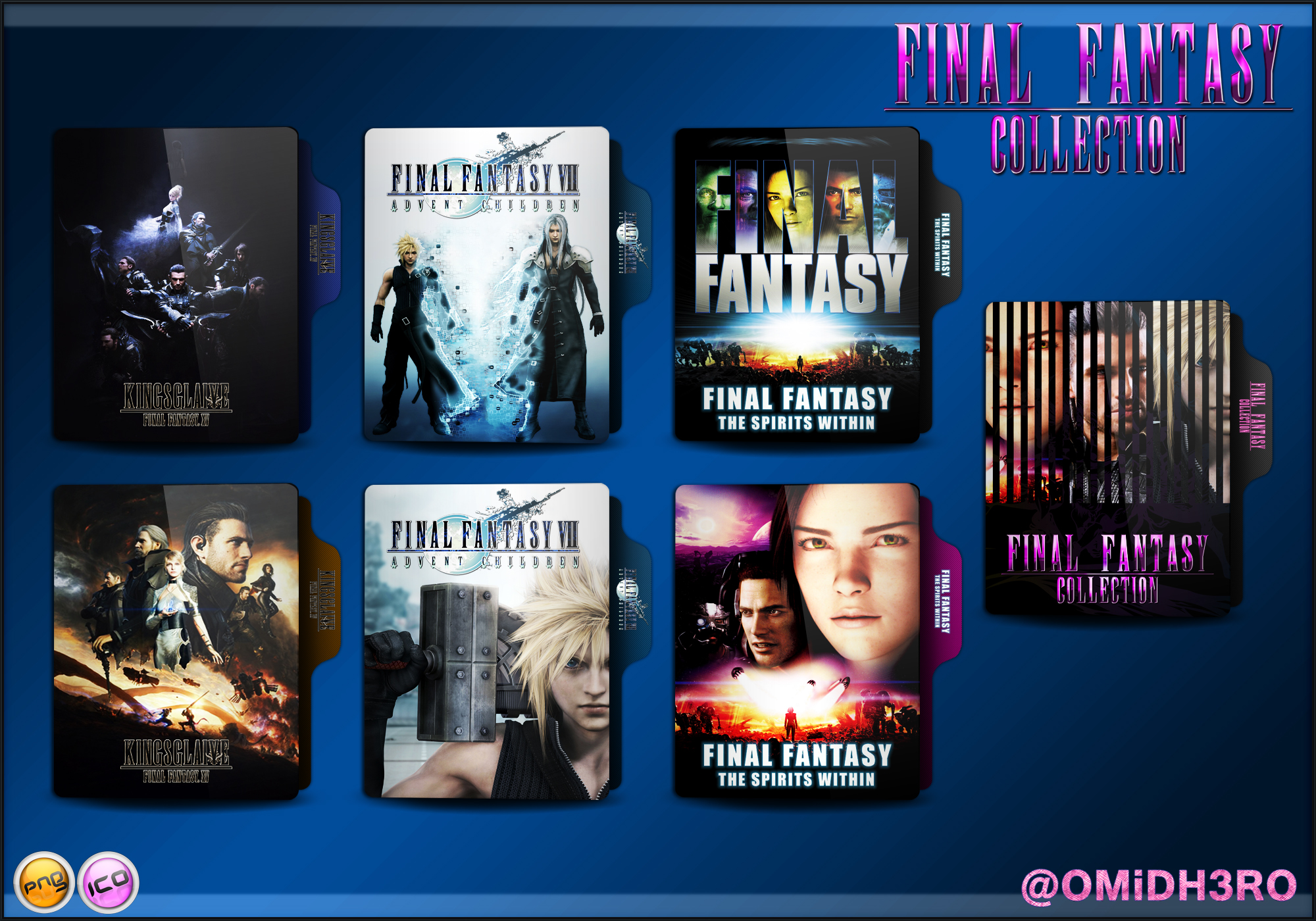 Final Fantasy Collection Folder Icon by OMiDH3RO on DeviantArt