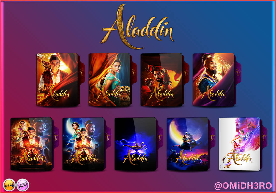 Aladdin (2019) Folder Icon V2 by OMiDH3RO on DeviantArt