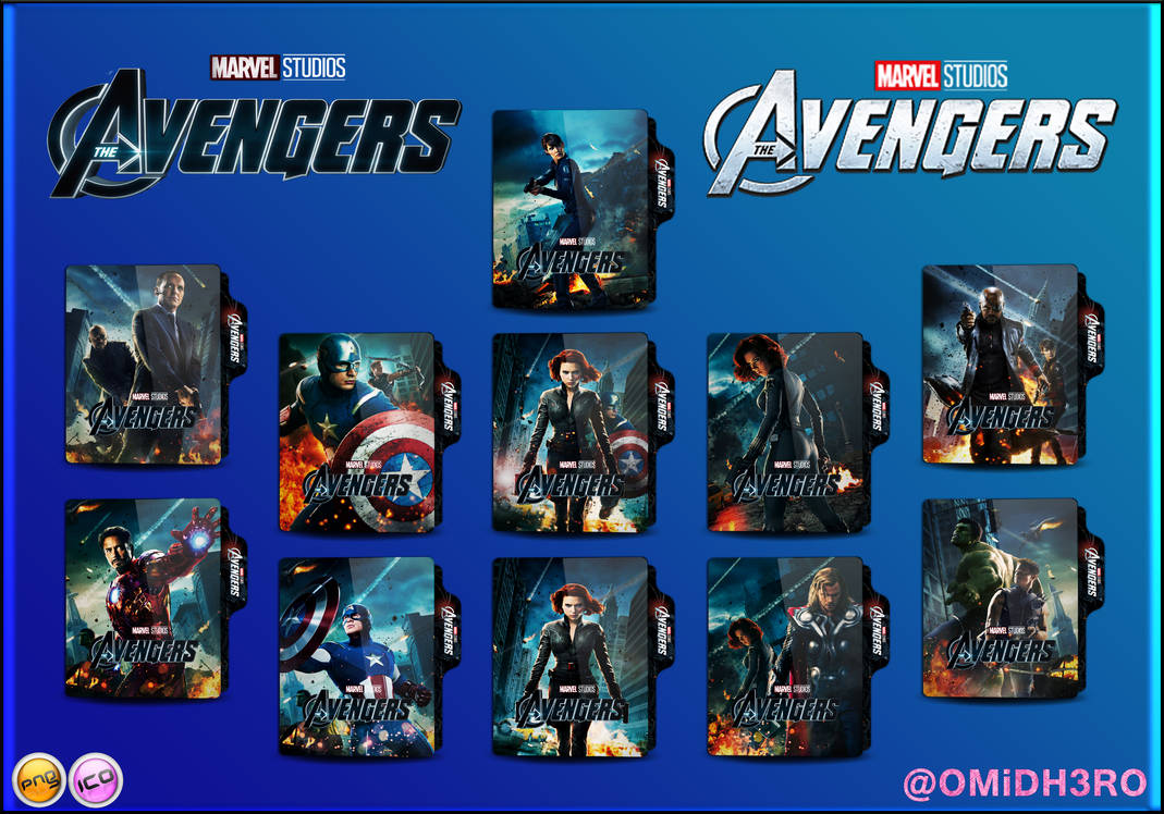 The Avengers (2012) Folder Icon V1 by OMiDH3RO on DeviantArt