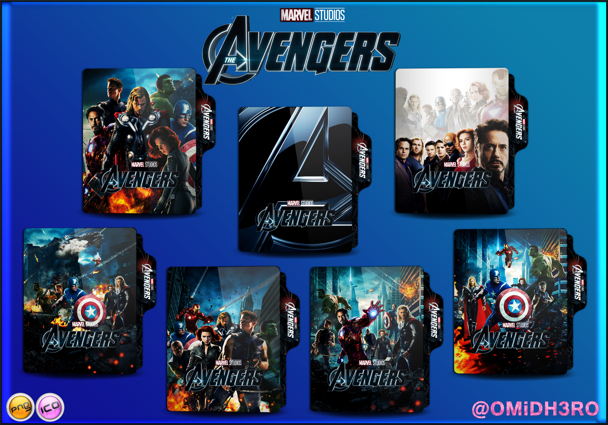 The Avengers (2012) Folder Icon V2 by OMiDH3RO on DeviantArt
