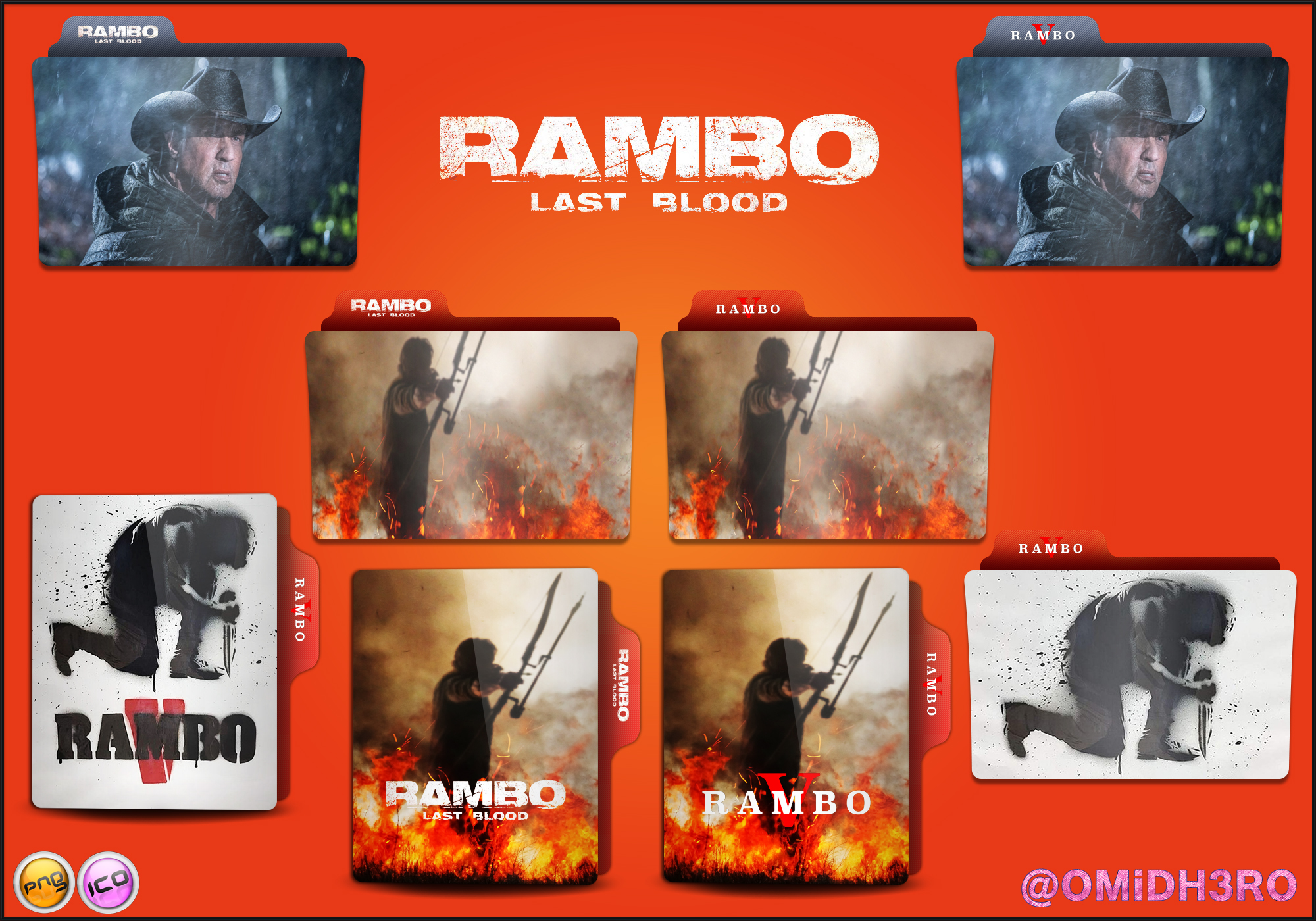 Rambo Last Blood (2019) Folder Icon by OMiDH3RO on DeviantArt