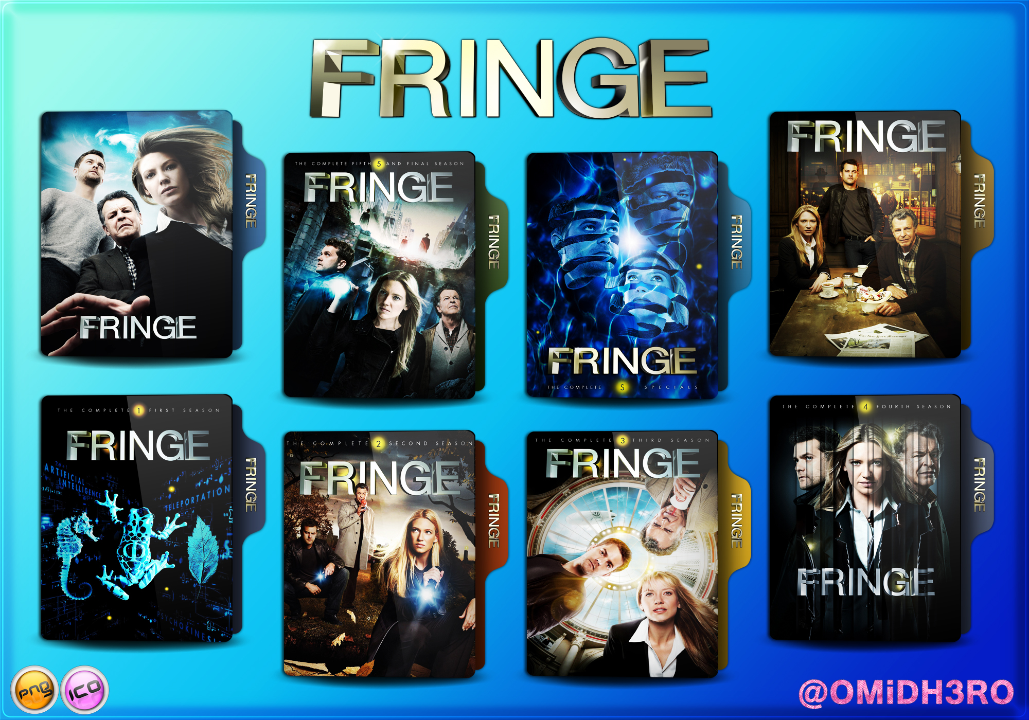 Fringe Folder Icon Pack by OMiDH3RO on DeviantArt
