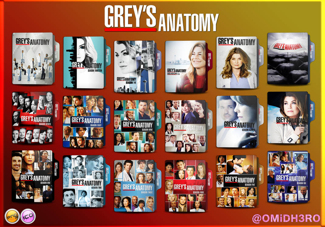 Grey's Anatomy Folder Icon Pack by OMiDH3RO on DeviantArt