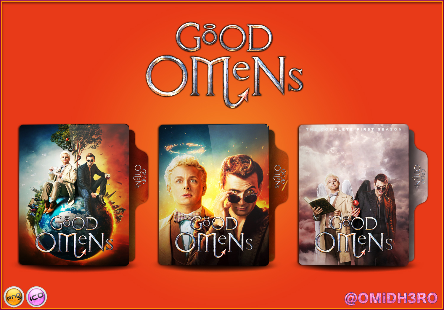 Good Omens Folder Icon by OMiDH3RO on DeviantArt