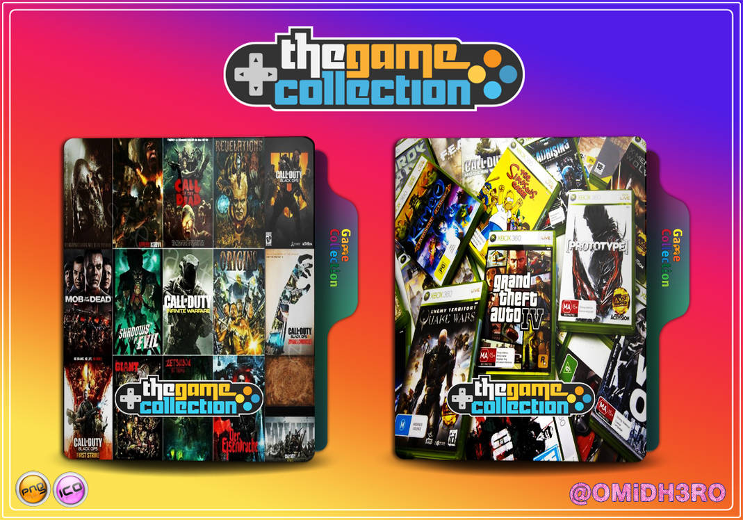 Game Collection Folder Icon by OMiDH3RO on DeviantArt