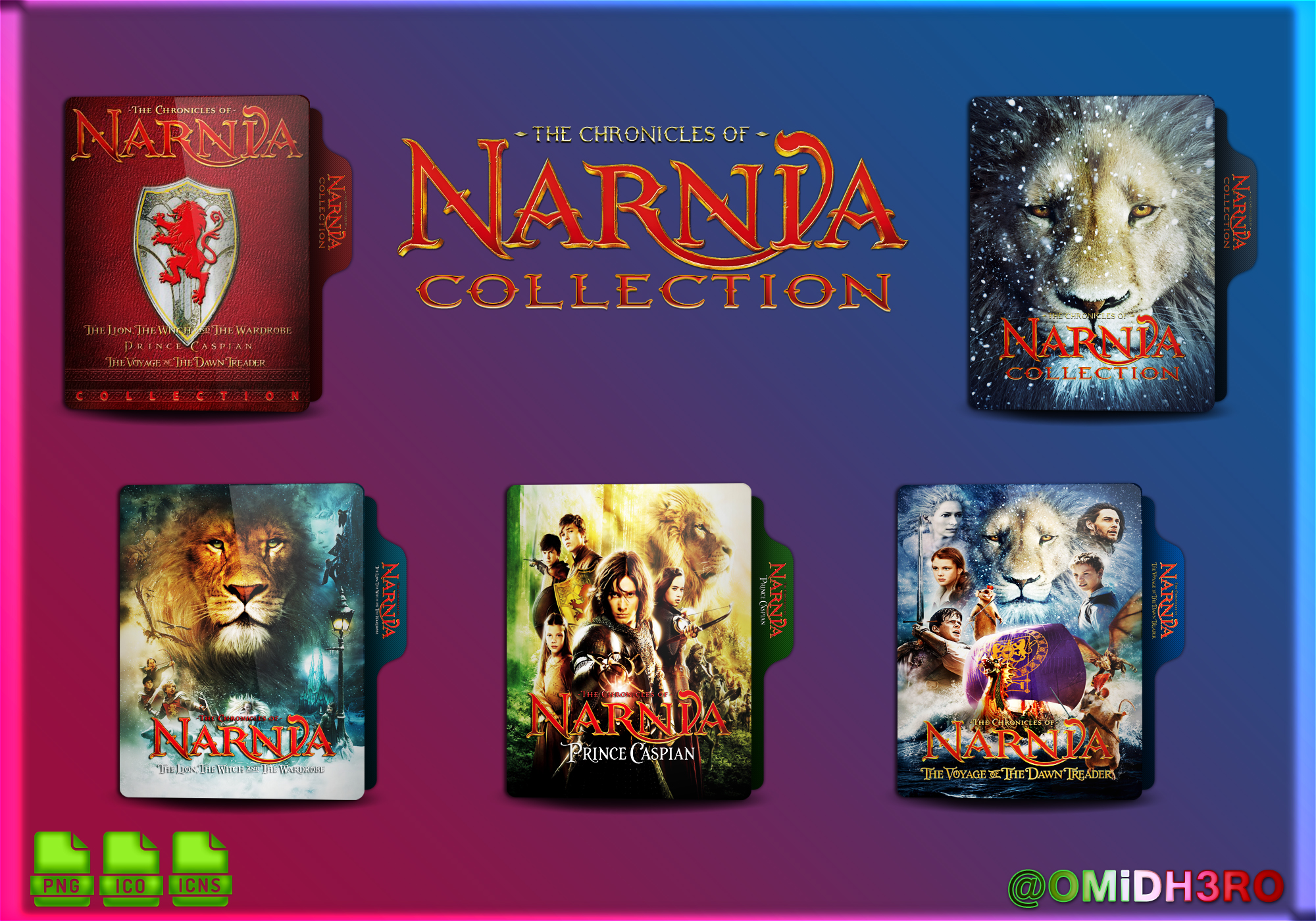 The Chronicles of Narnia Collection Folder Icon by OMiDH3RO on DeviantArt