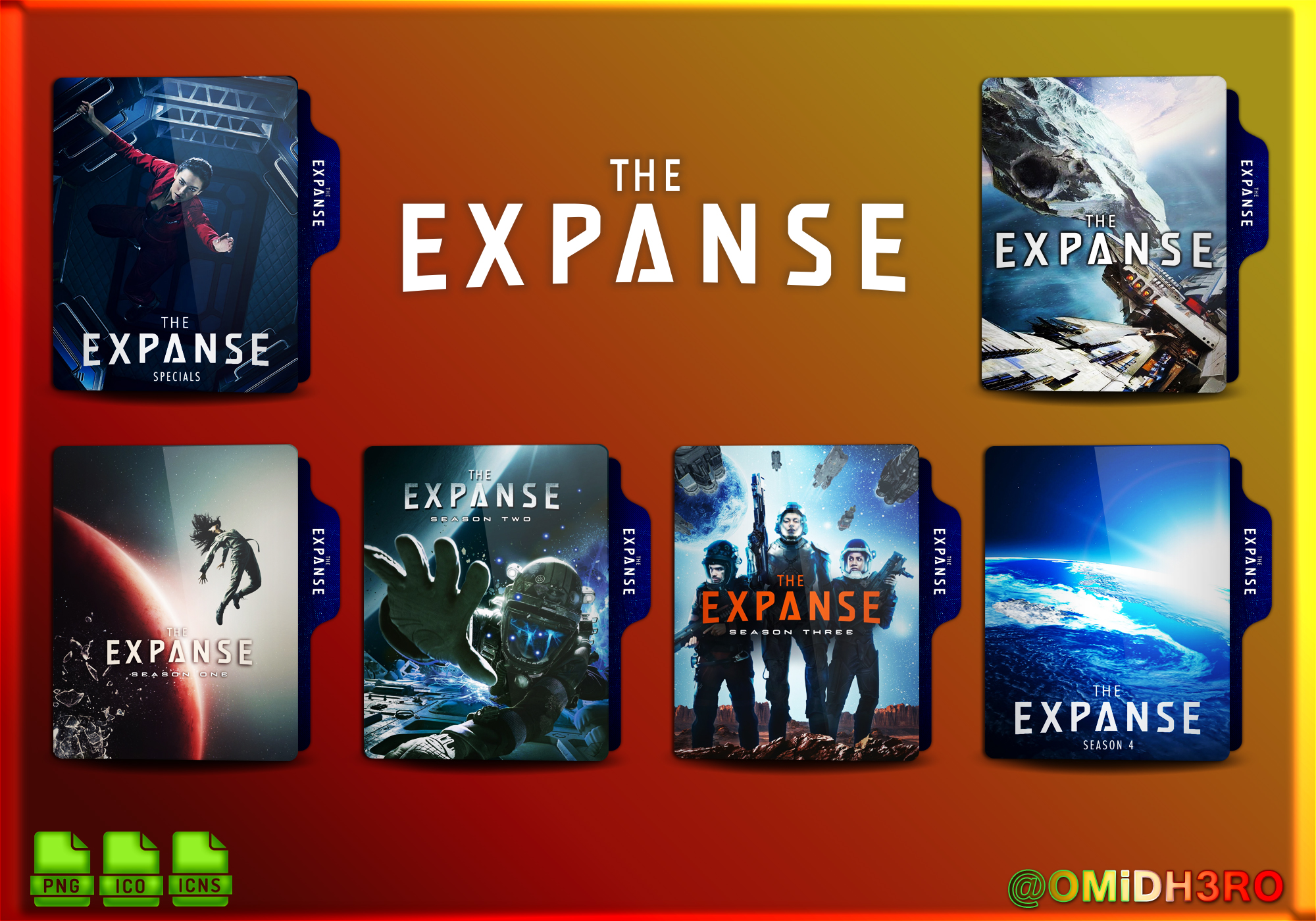 The Expanse Folder Icon by OMiDH3RO on DeviantArt