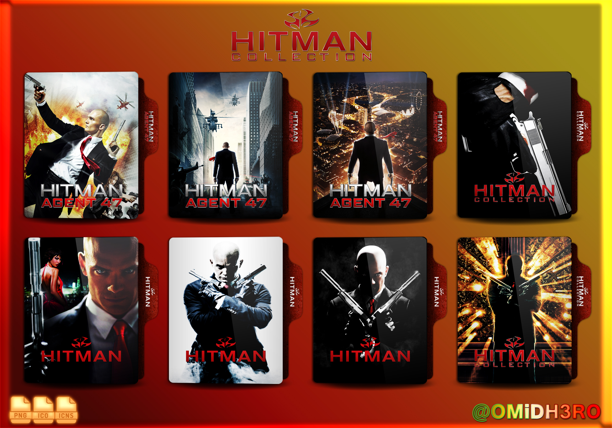Hitman Collection Folder Icon by OMiDH3RO on DeviantArt