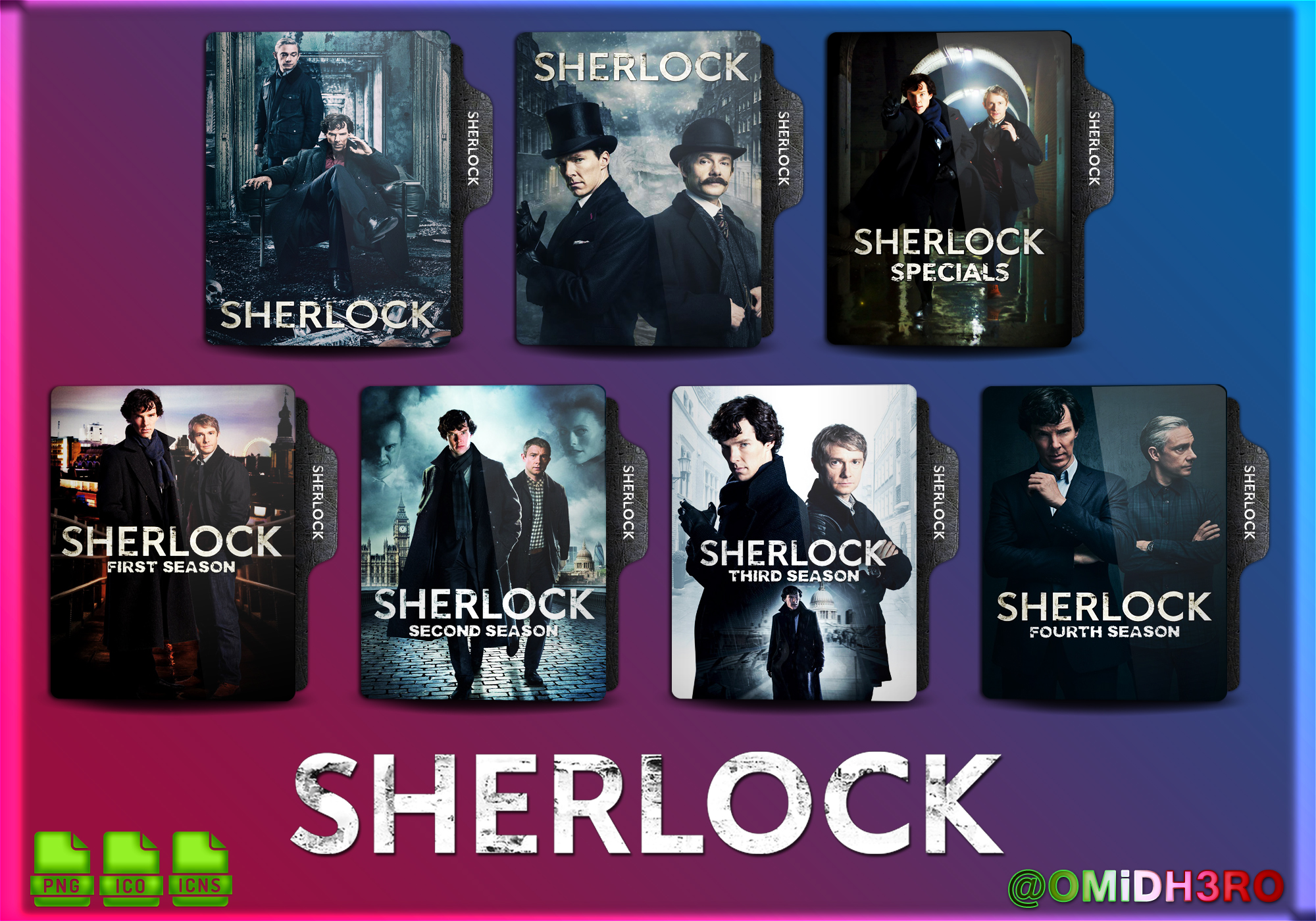 Sherlock Folder Icon by OMiDH3RO on DeviantArt