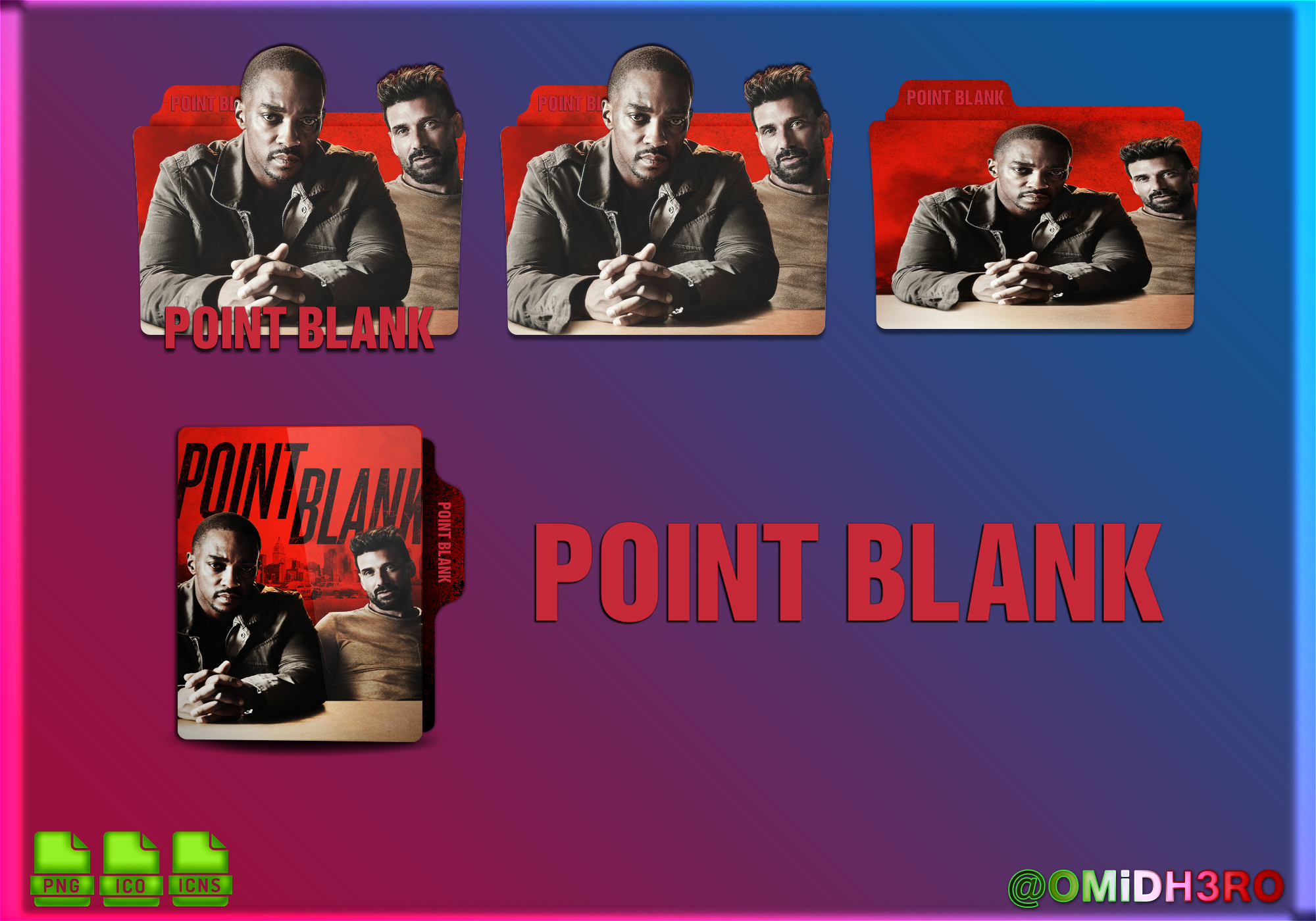 Point Blank Folder Icon by OMiDH3RO on DeviantArt