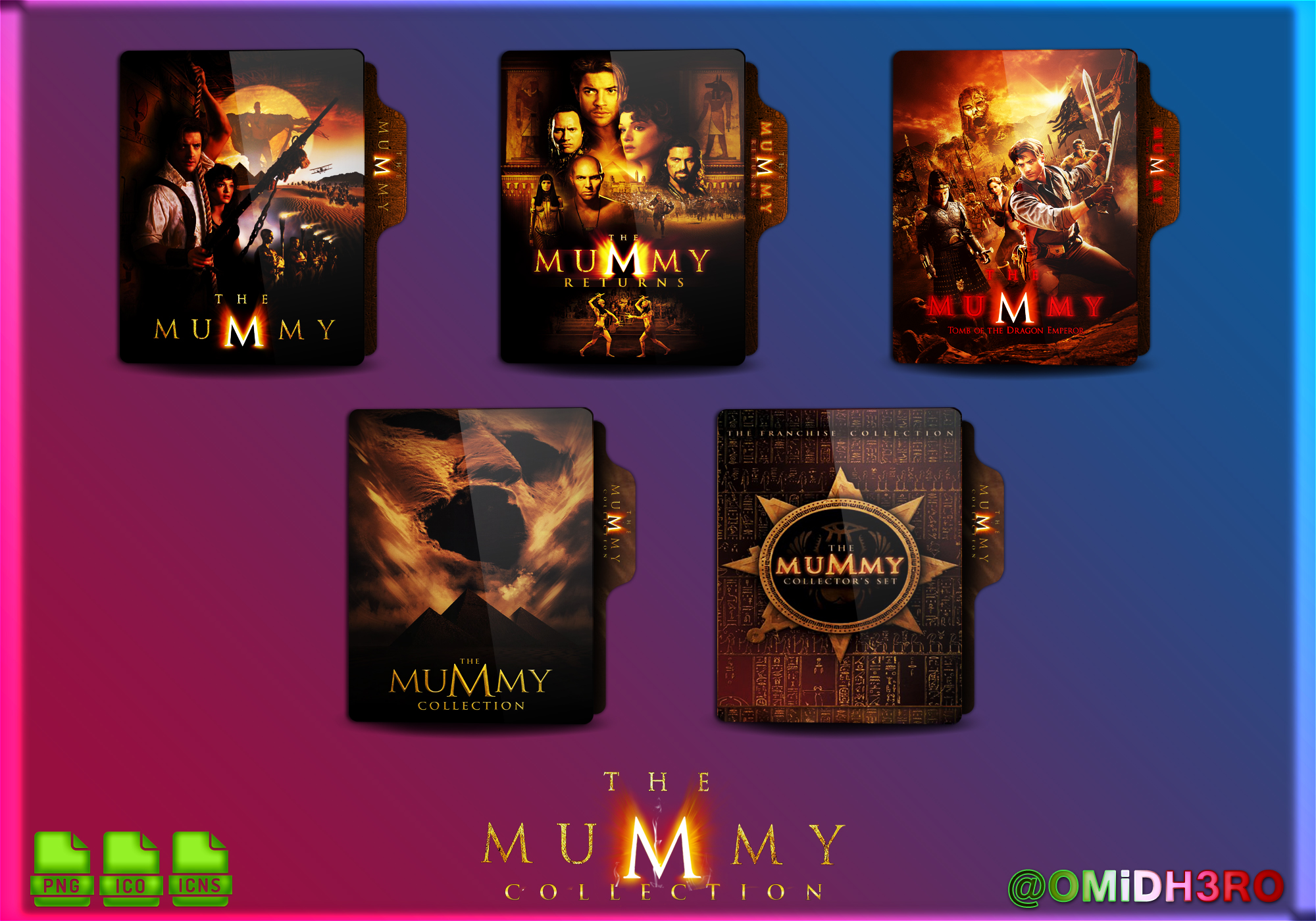The MuMmy Collection Folder Icon by OMiDH3RO on DeviantArt
