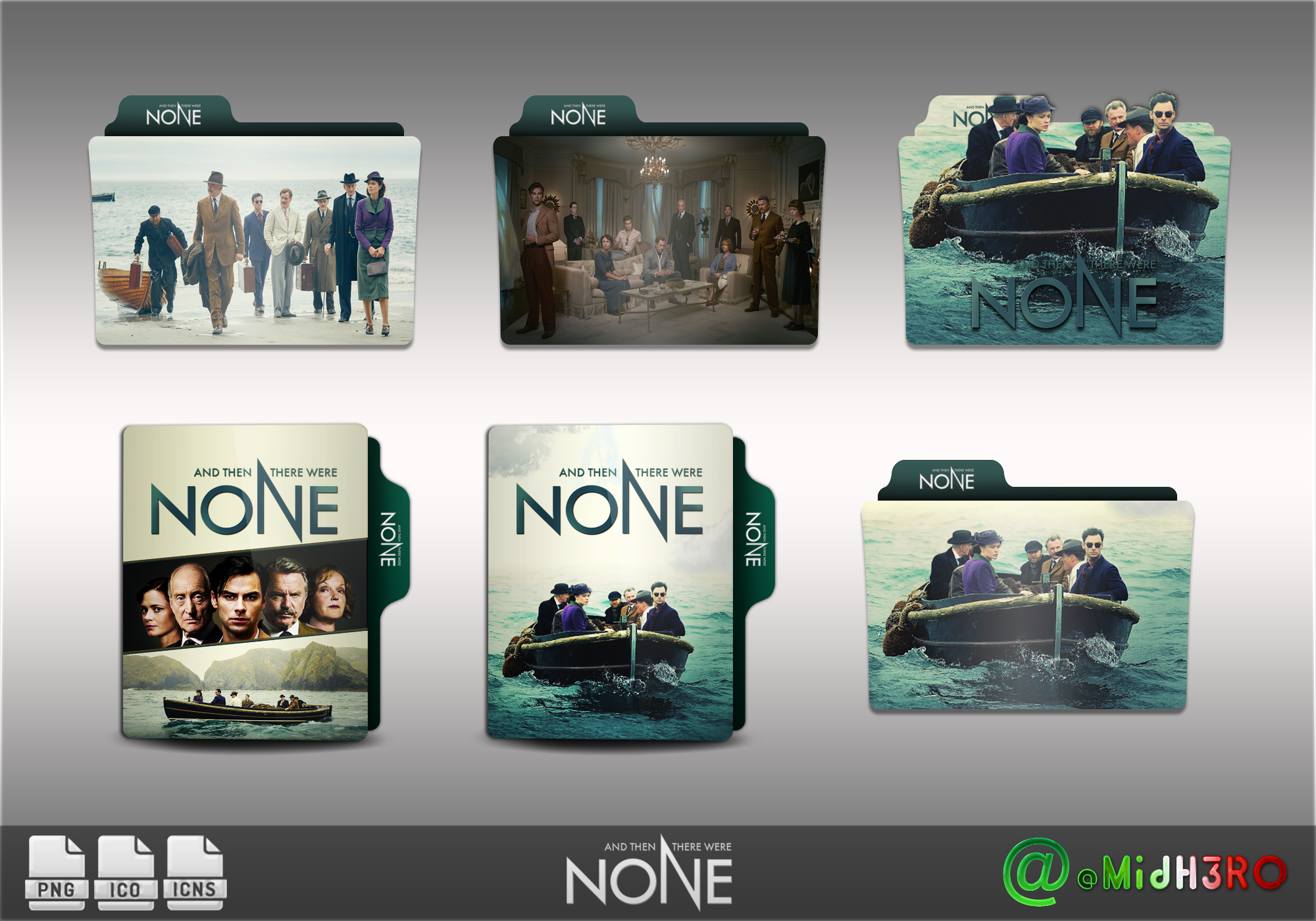 And Then There Were None Folder Icon by OMiDH3RO on DeviantArt