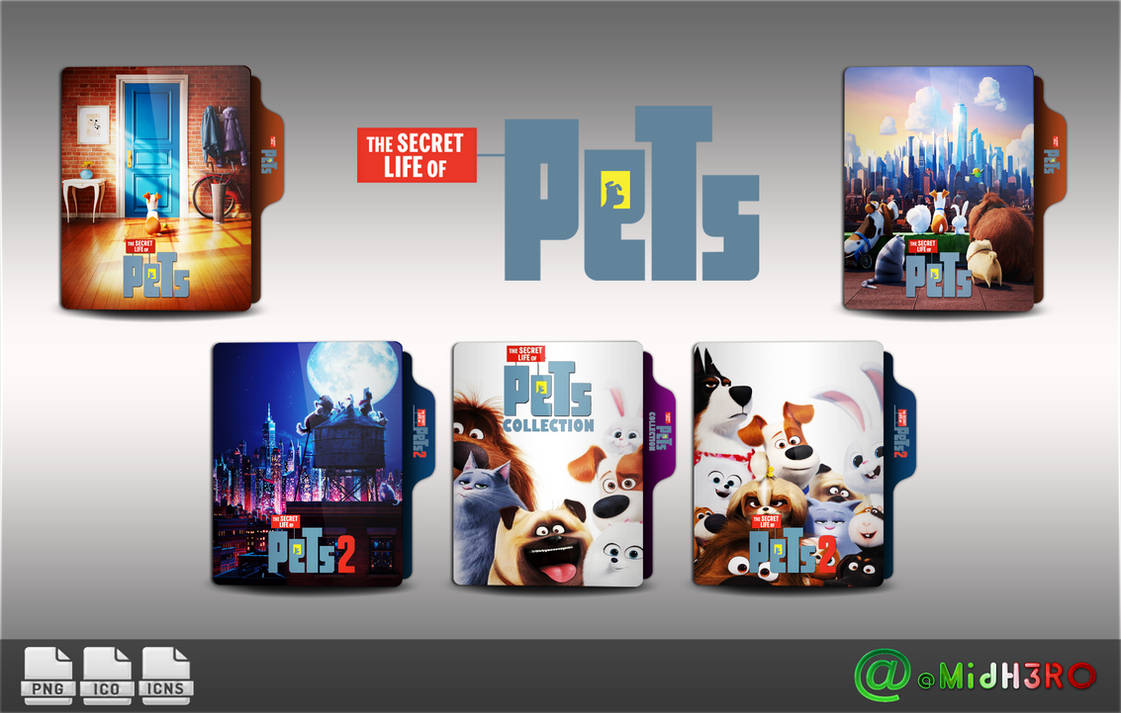 The Secret Life of Pets Collection Folder Icon by OMiDH3RO on DeviantArt