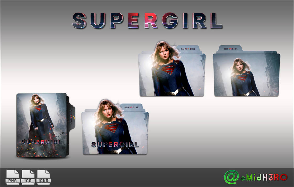 SuperGirl Season 5 Folder Icon by OMiDH3RO on DeviantArt