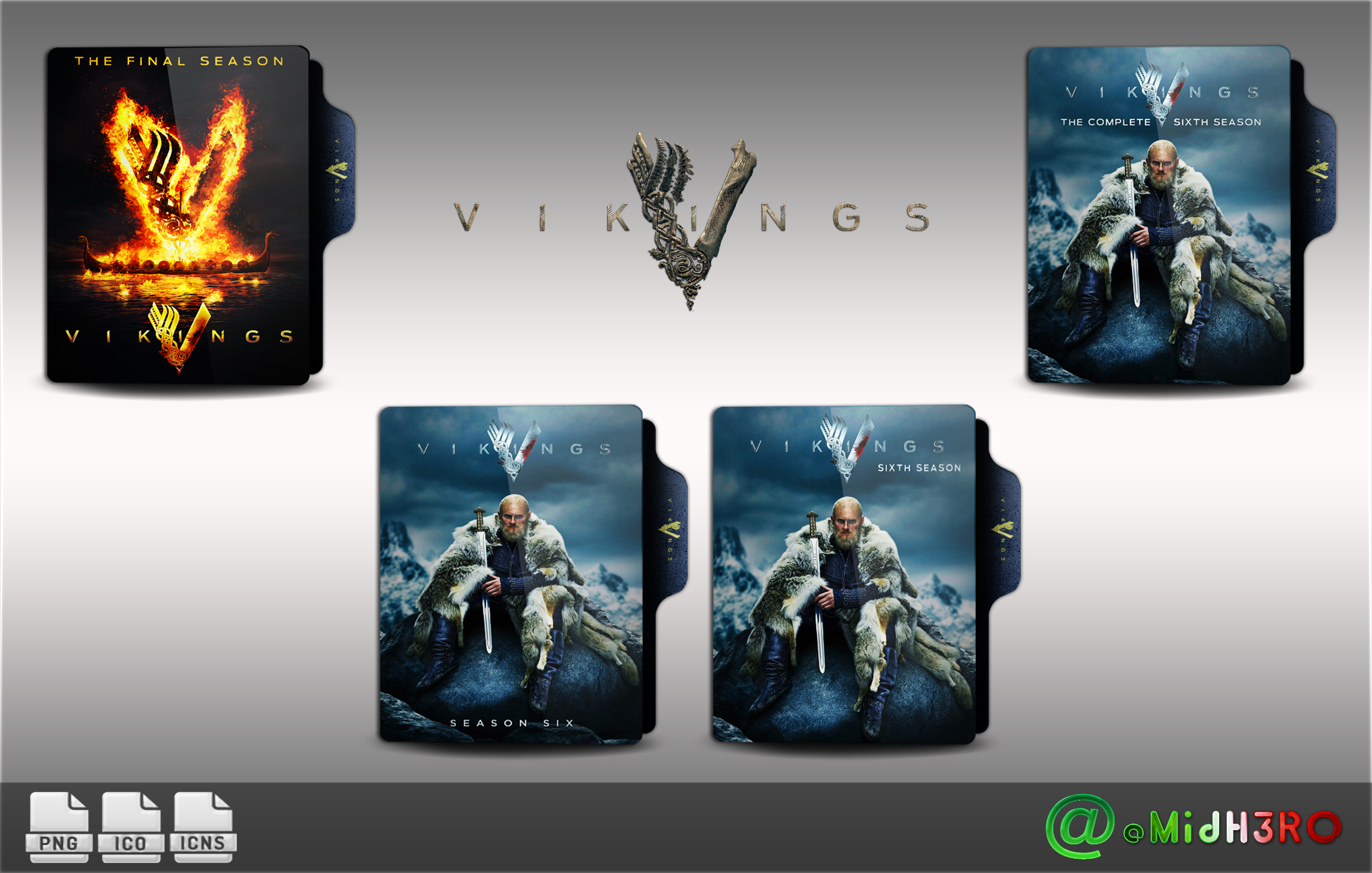 Vikings Season 06 Folder Icon by OMiDH3RO on DeviantArt