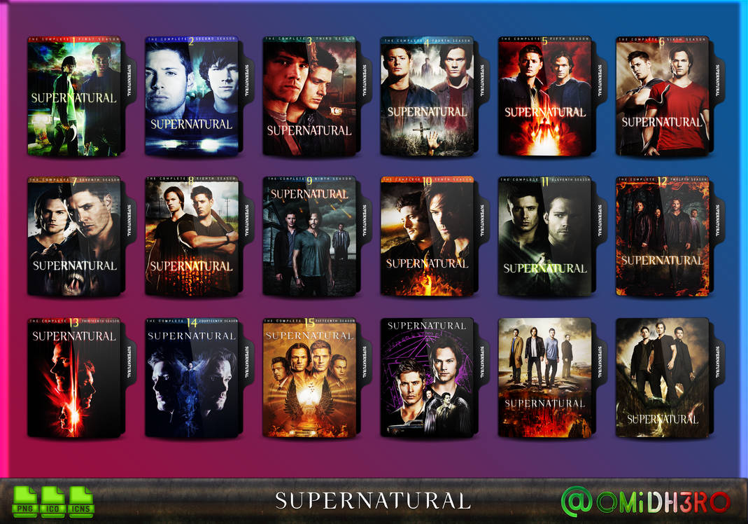 SuperNatural Series Folder Icon Pack by OMiDH3RO on DeviantArt