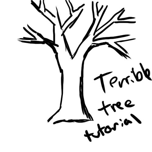 stick tree by KatIsConfused on DeviantArt