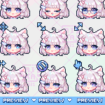 [C] 48x48 Cursor commission - Cweamcat by Aika-nee on DeviantArt