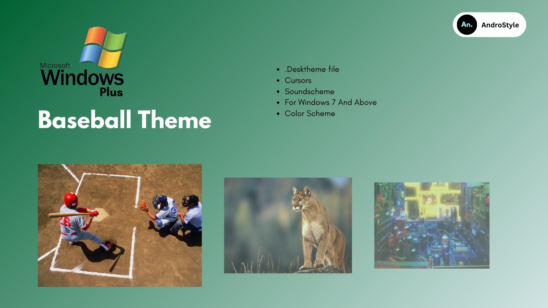 Plus! Theme : Baseball. Download Here by AndroStyl3 on DeviantArt