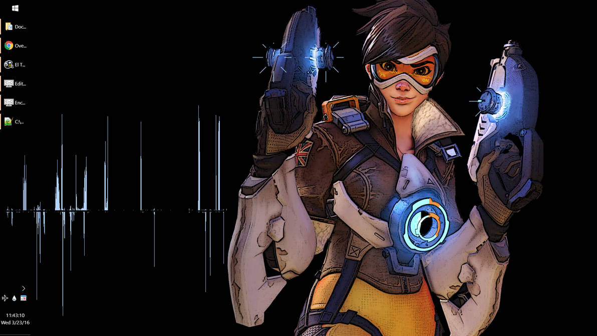 Overwatch - Tracer rainmeter skin by dariidar on DeviantArt