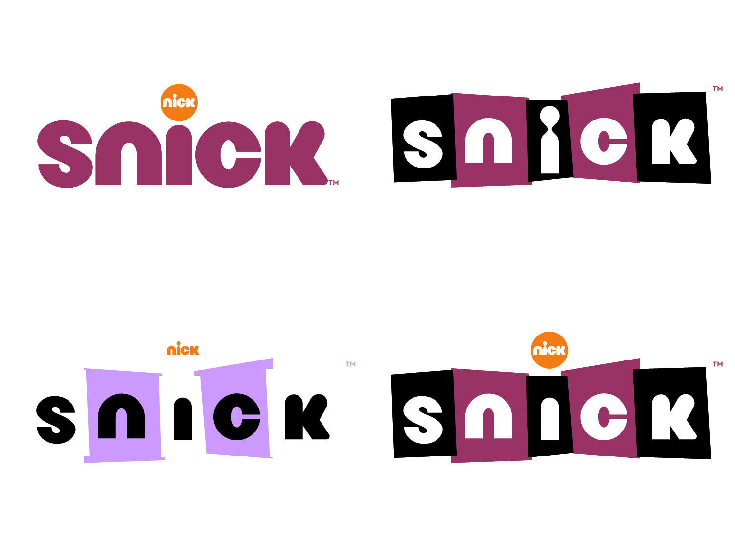 Fanmade SNICK logos 2 by DecaTilde on DeviantArt
