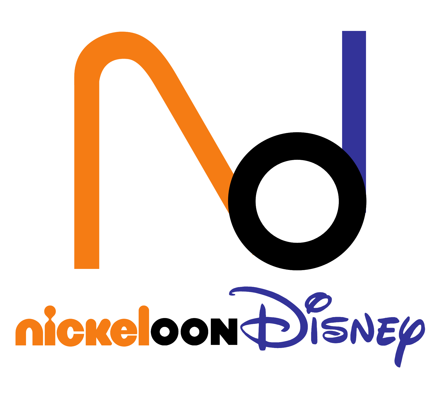 NickeloonDisney second logo by DecaTilde on DeviantArt