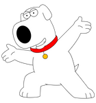 Brian Griffin vector by WeegeeStareAtYou by DecaTilde on DeviantArt
