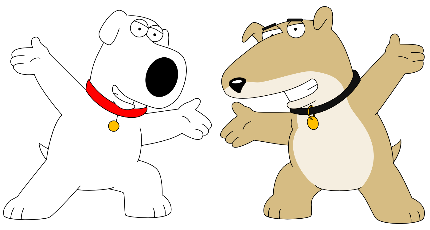 Brian and Vinny (intro pose) by DecaTilde on DeviantArt