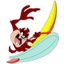 Taz - skateboarding (vector) by DecaTilde on DeviantArt