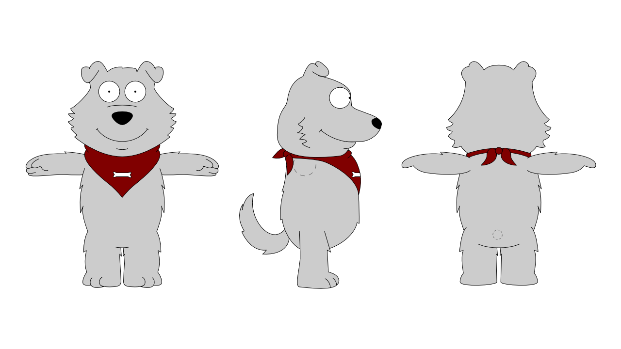 New Brian model sheet by DecaTilde on DeviantArt