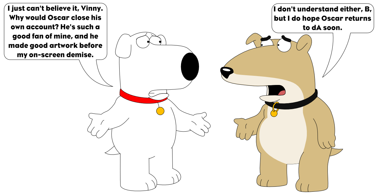 Brian and Vinny after Oscar Tomas leaves dA by DecaTilde on DeviantArt