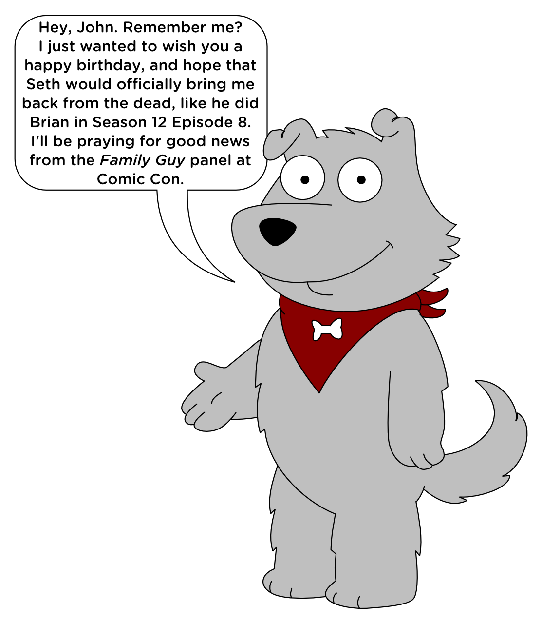 New Brian's birthday greeting to John Viener by DecaTilde on DeviantArt