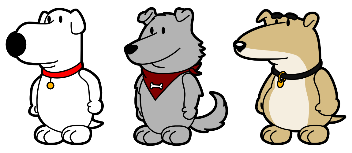 Paper Griffin Dogs (inspired by Paper Mario) by DecaTilde on DeviantArt