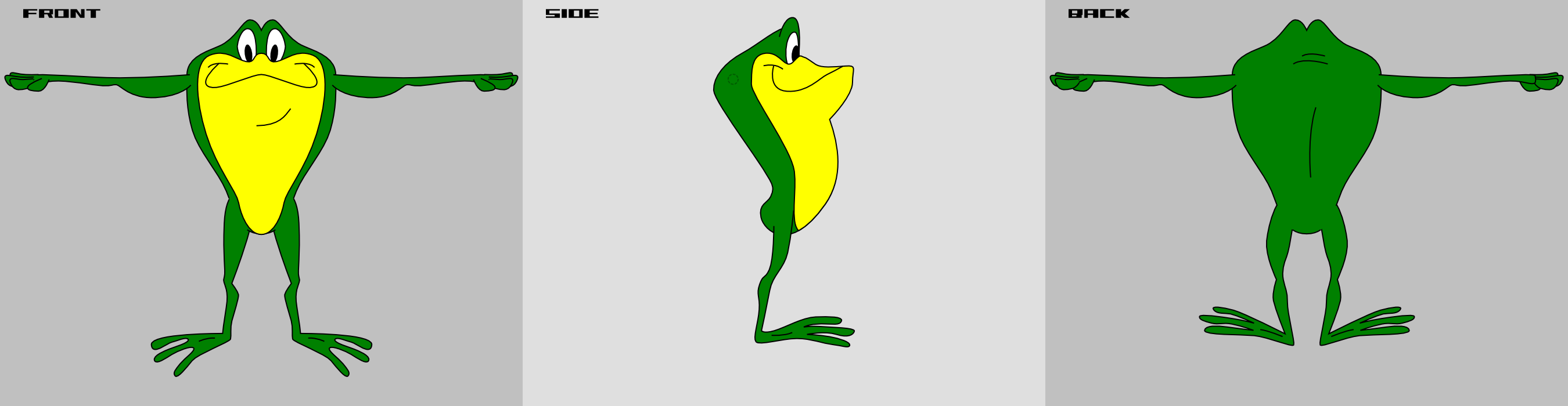 Michigan J. Frog (reference sheet) by DecaTilde on DeviantArt