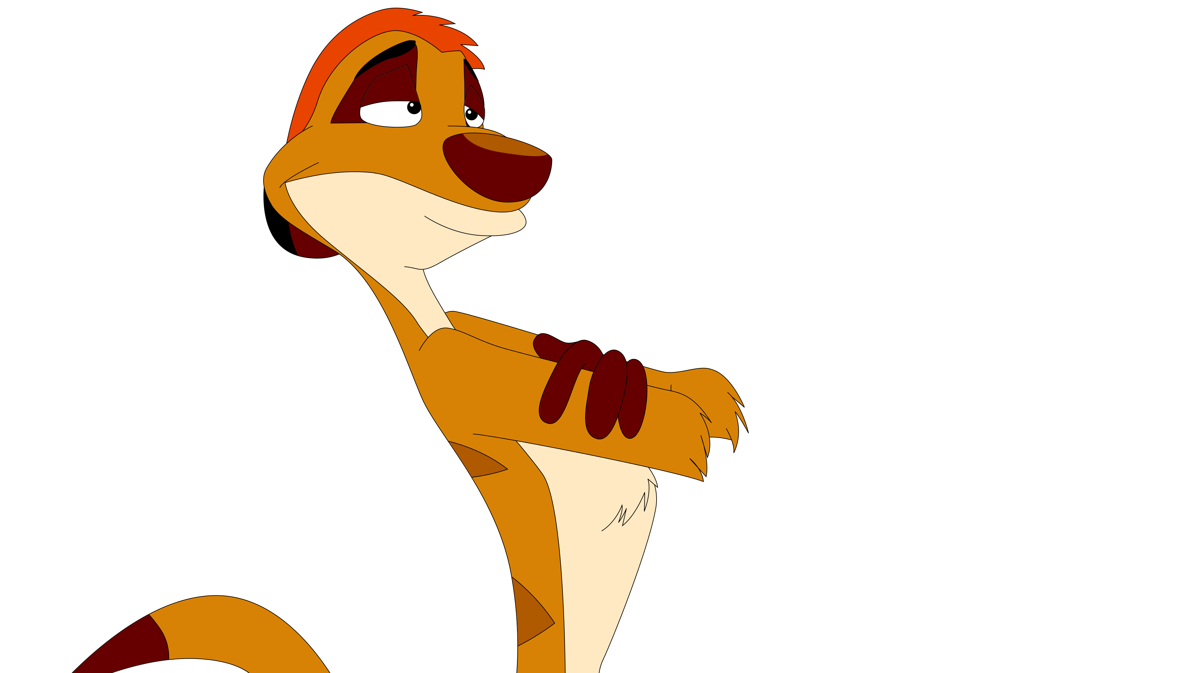 Timon crossing his arms by DecaTilde on DeviantArt