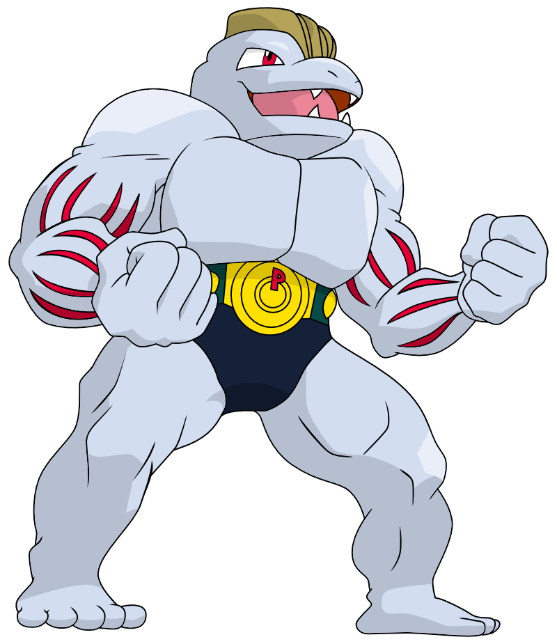 Machoke ready to fight by DecaTilde on DeviantArt