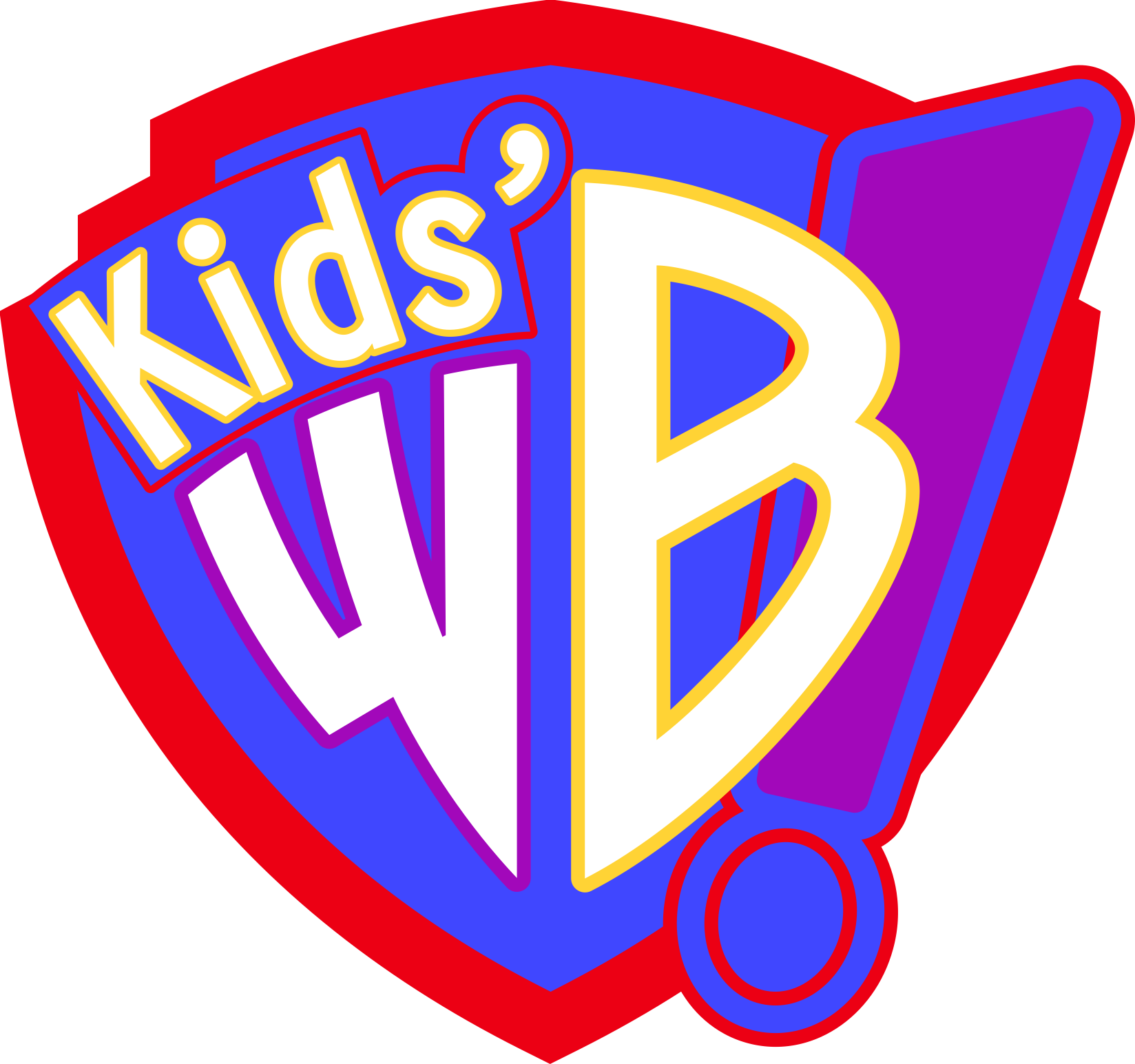 Kids' WB logo (AU, no shadows) by DecaTilde on DeviantArt