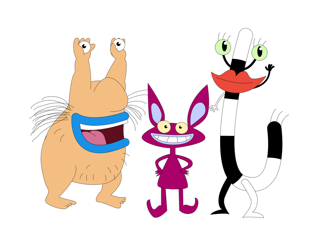 Happy 30th to our real monster trio by DecaTilde on DeviantArt