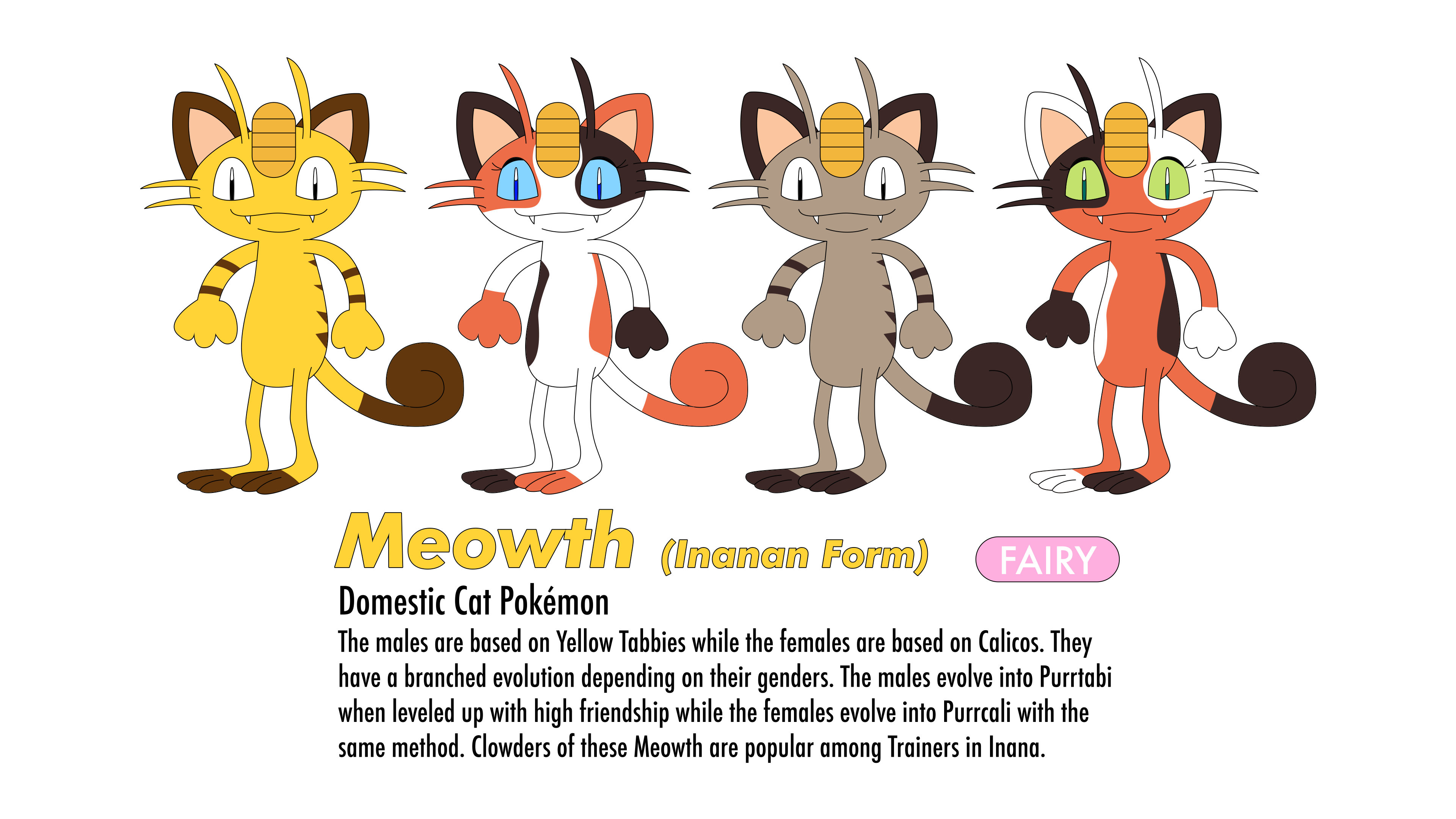 Meowth (Inanan Form) by DecaTilde on DeviantArt