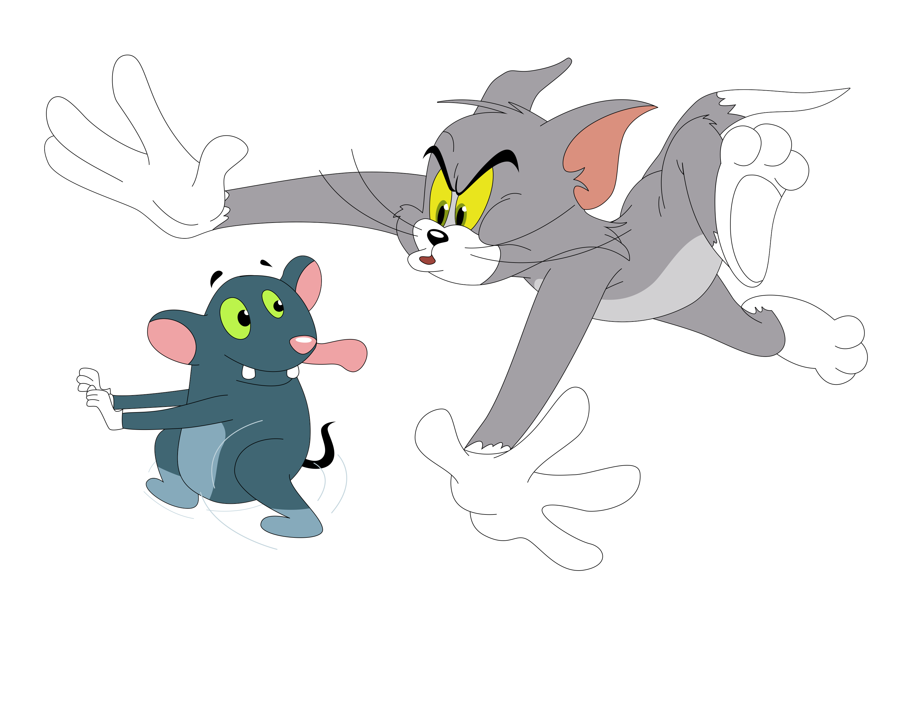 Tom chasing Marley by DecaTilde on DeviantArt