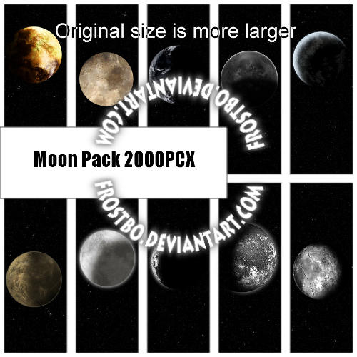 Moon Pack by Frost by FrostBo on DeviantArt
