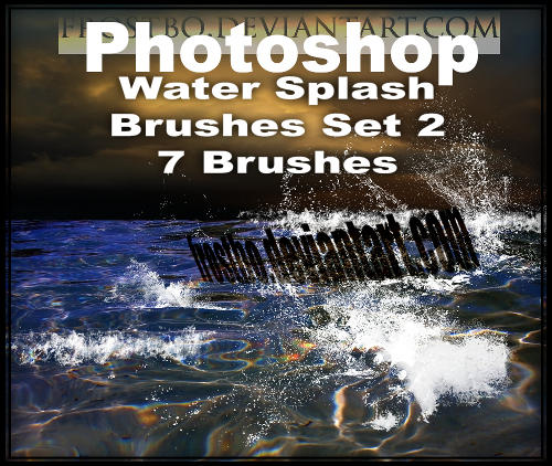 Water Splash Brushes PS SET 2 by FrostBo on DeviantArt