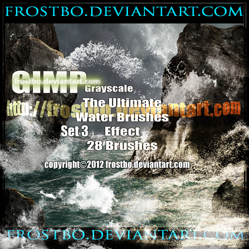 Ultimate Water Splash Brushes GIMP SET 3 by FrostBo on DeviantArt