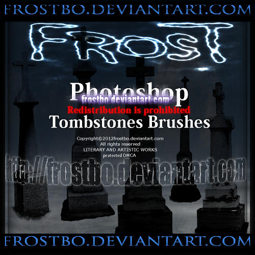 Tombstones Photoshop Brushes by FrostBo on DeviantArt