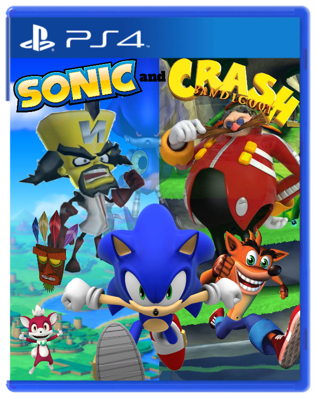 What if Sonic and Crash were in the same game? by NateDog73 on DeviantArt