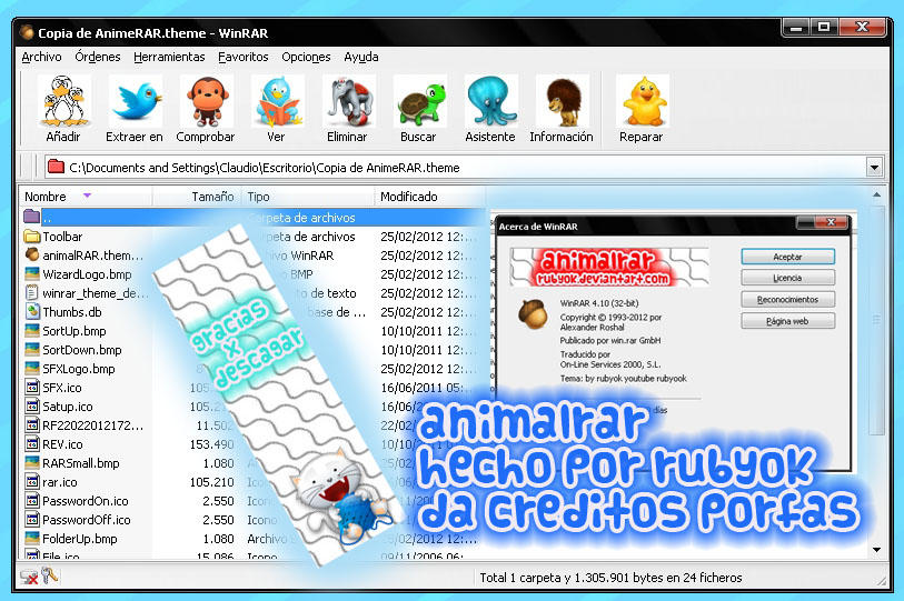 tema para winrar animalrar by rubyok on DeviantArt
