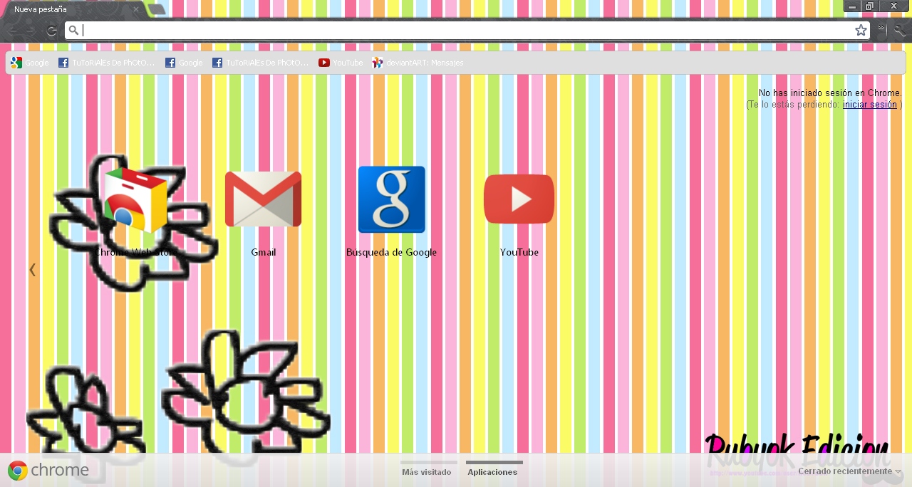 Tema de Google Chrome flor by rubyok on DeviantArt