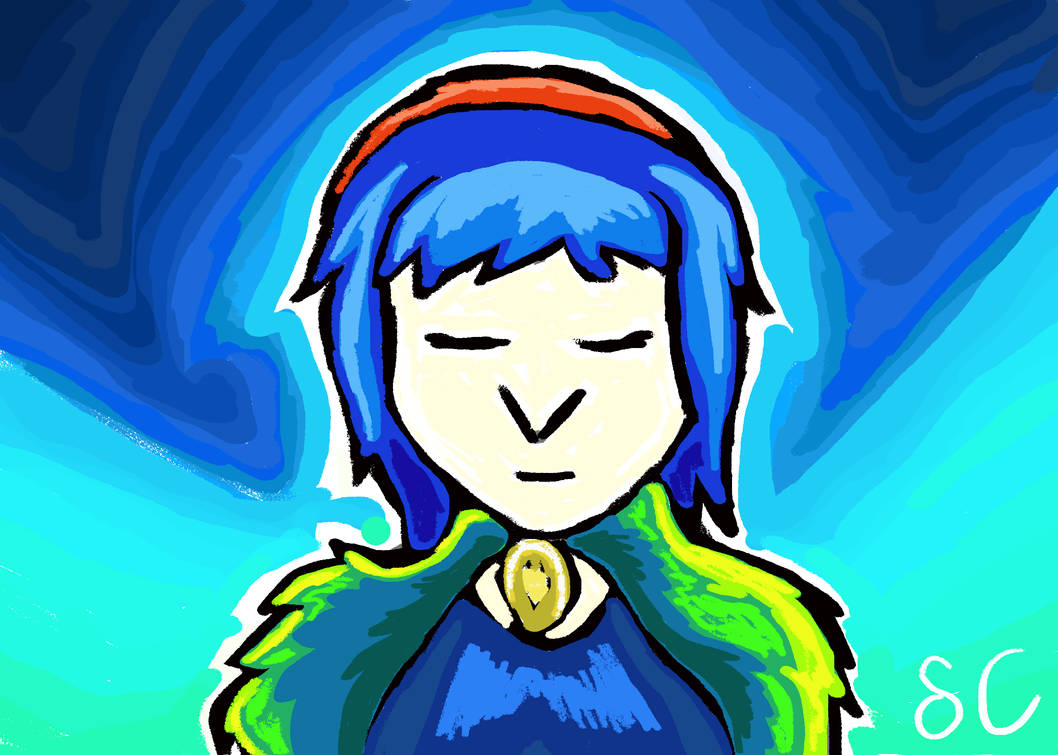 The Blue-Haired Hero by SkittyCecil on DeviantArt